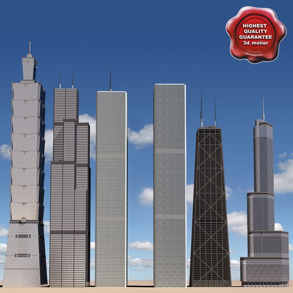 Free 3D Twin-Tower Models | TurboSquid