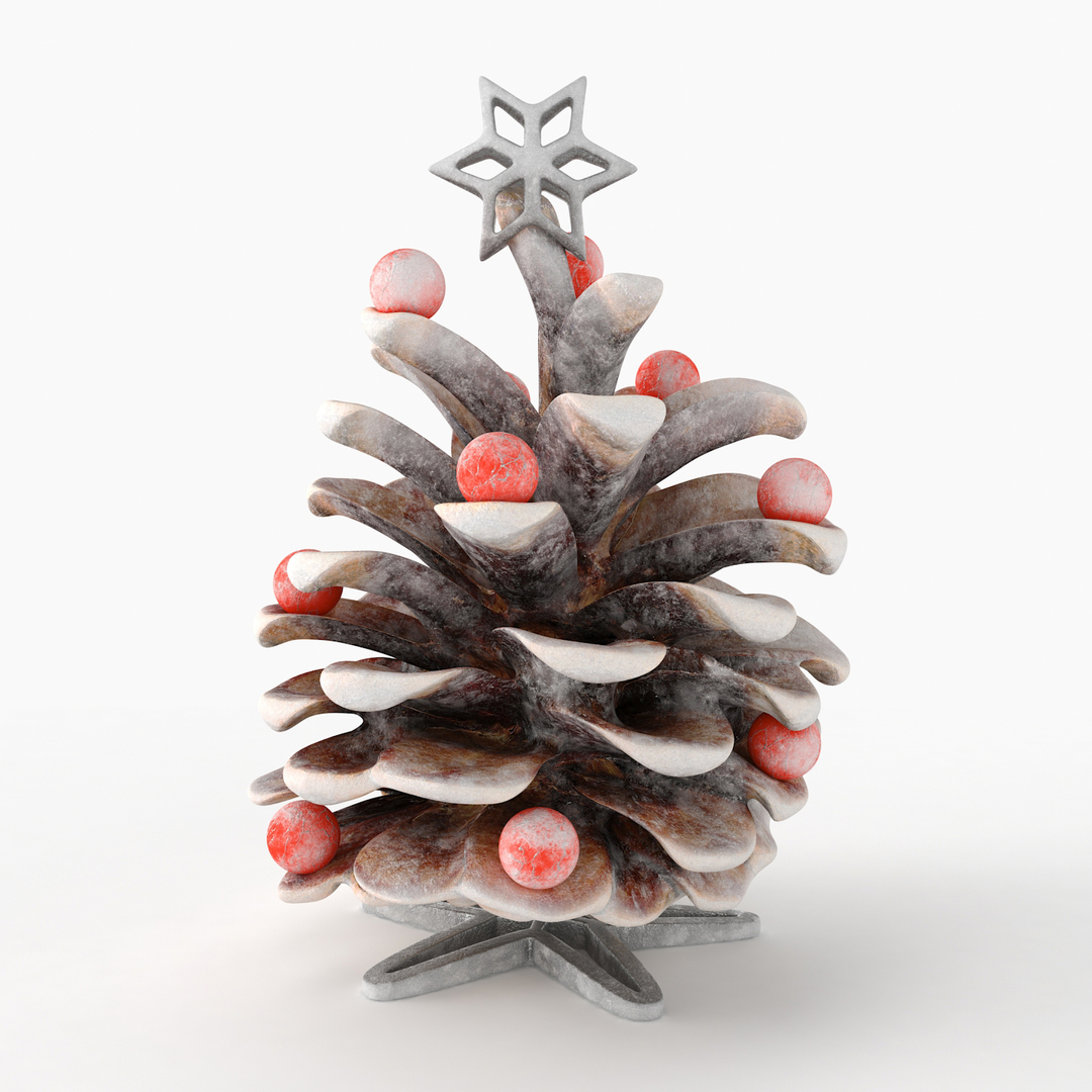 Snowy Christmas Tree 3D Model - TurboSquid 2319524