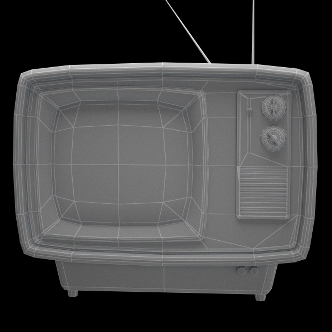 Free C4d Model Retro Tv