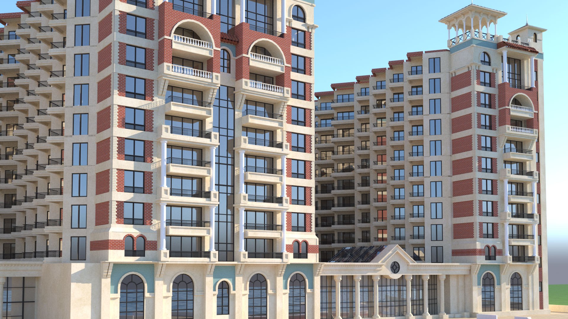 Resort Hotel Condo 3D Model - TurboSquid 1600527