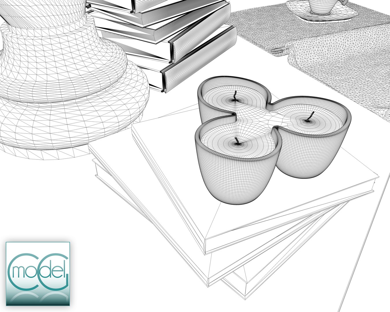 3d model object interior set
