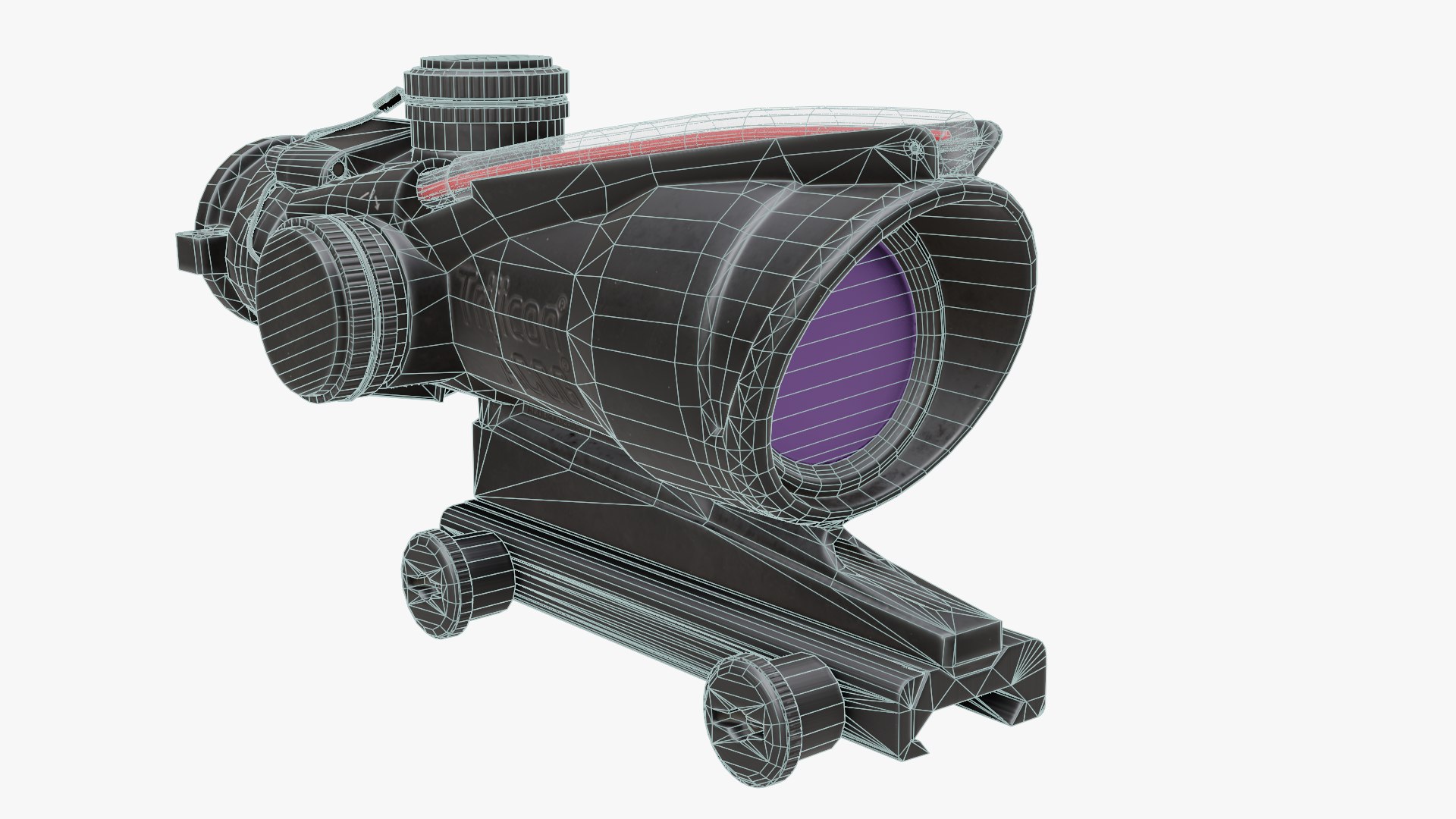 Trijicon ACOG TA01 4x32 KillFLASH 3D - TurboSquid 2277409