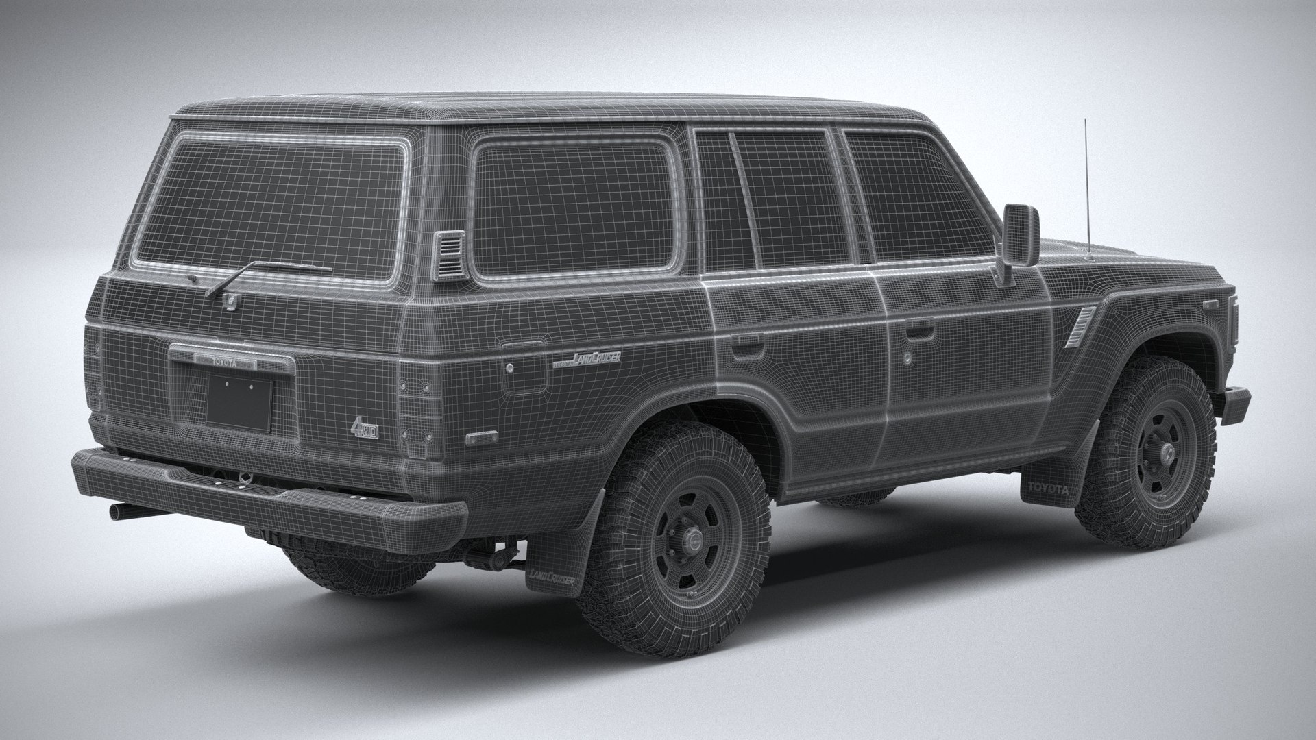 Toyota Land Cruiser J60 1988 model - TurboSquid 1879904