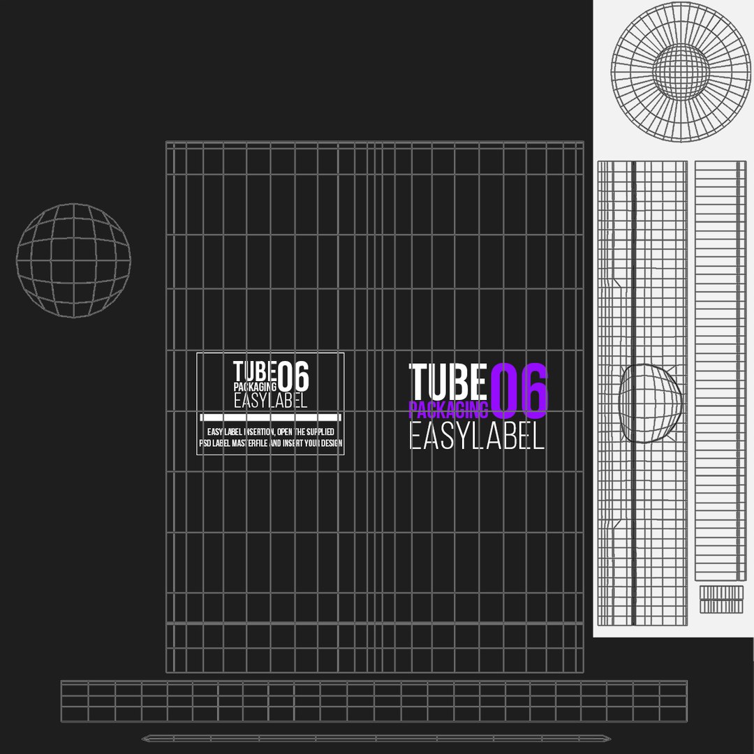 3D Realistic Tube Packaging Model - TurboSquid 1563379