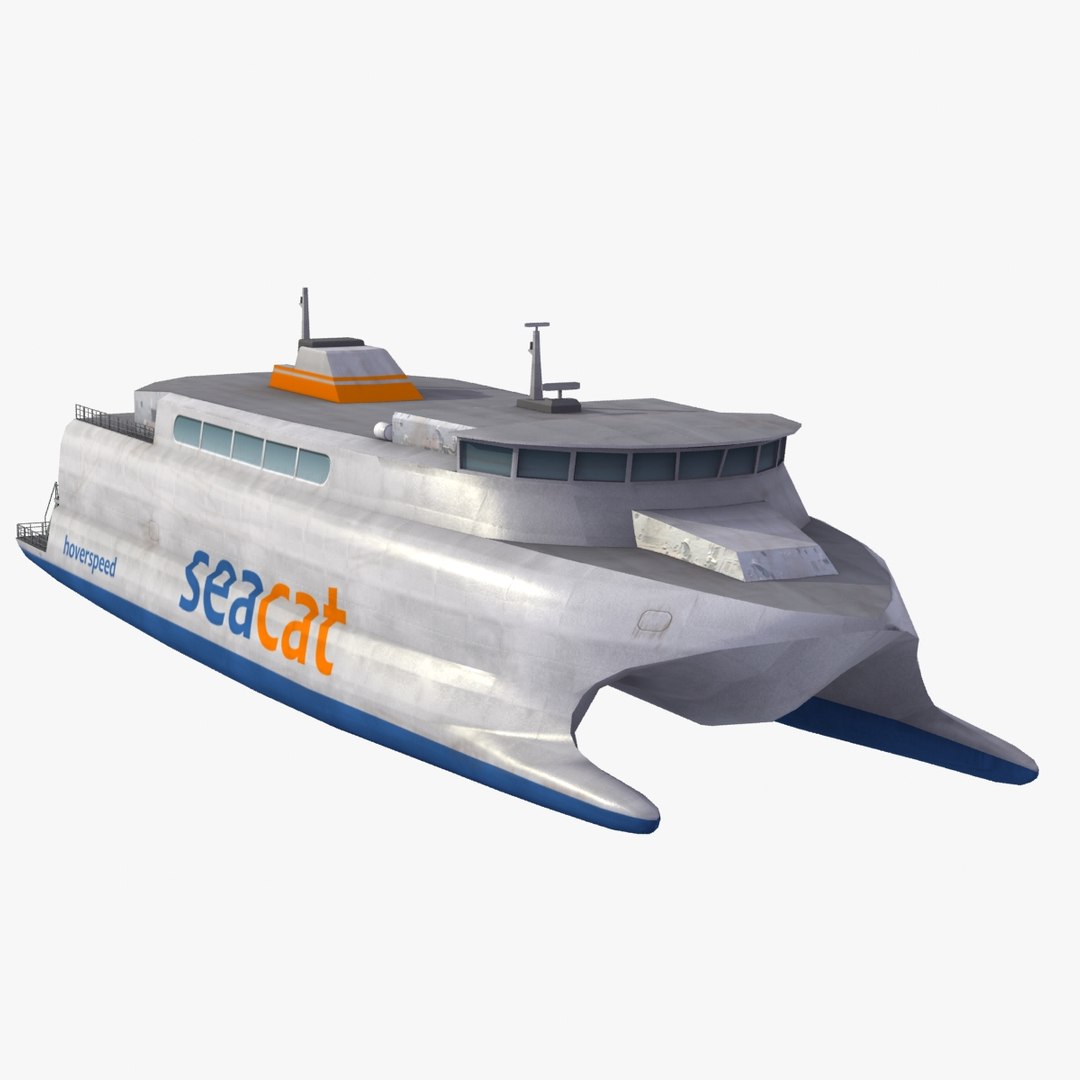 Seacat Ferry 3d Model