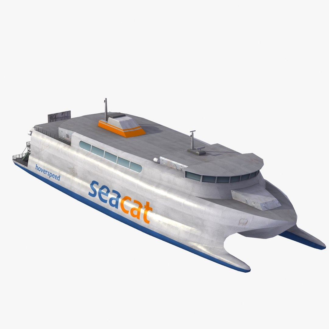 Seacat Ferry 3d Model