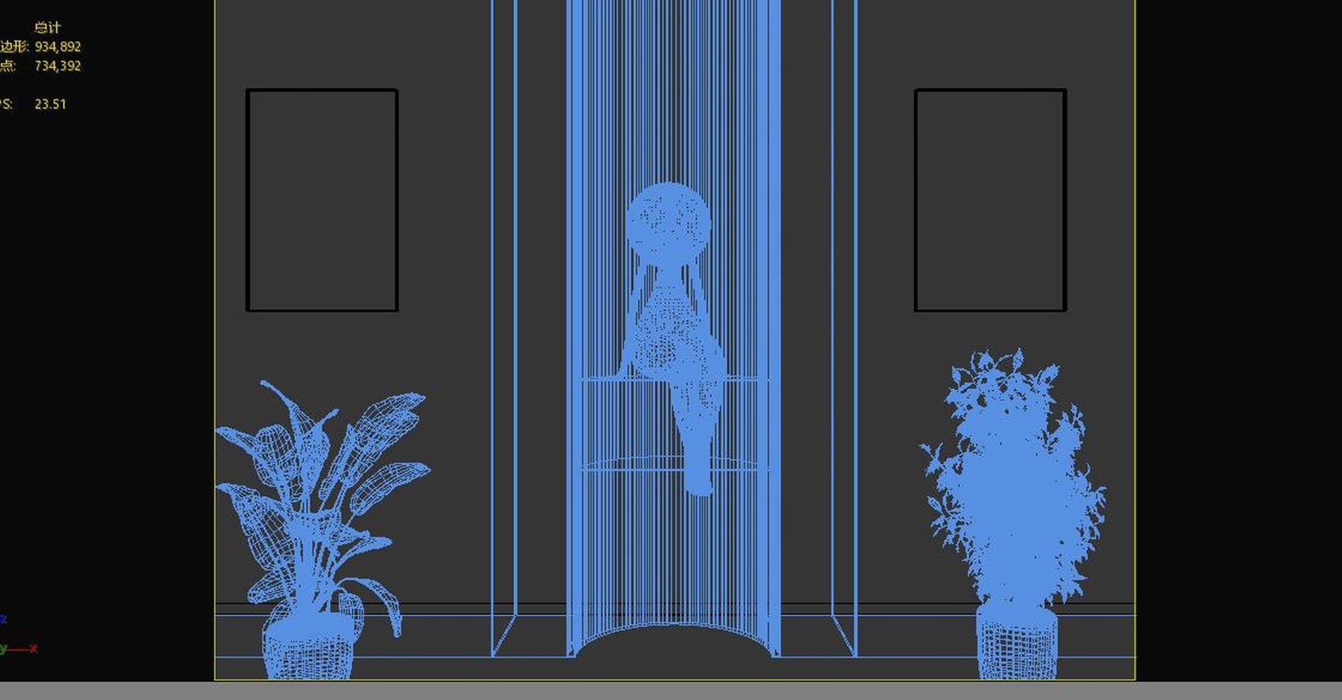 3D Modern Blue Decorative Decoration model - TurboSquid 2104565