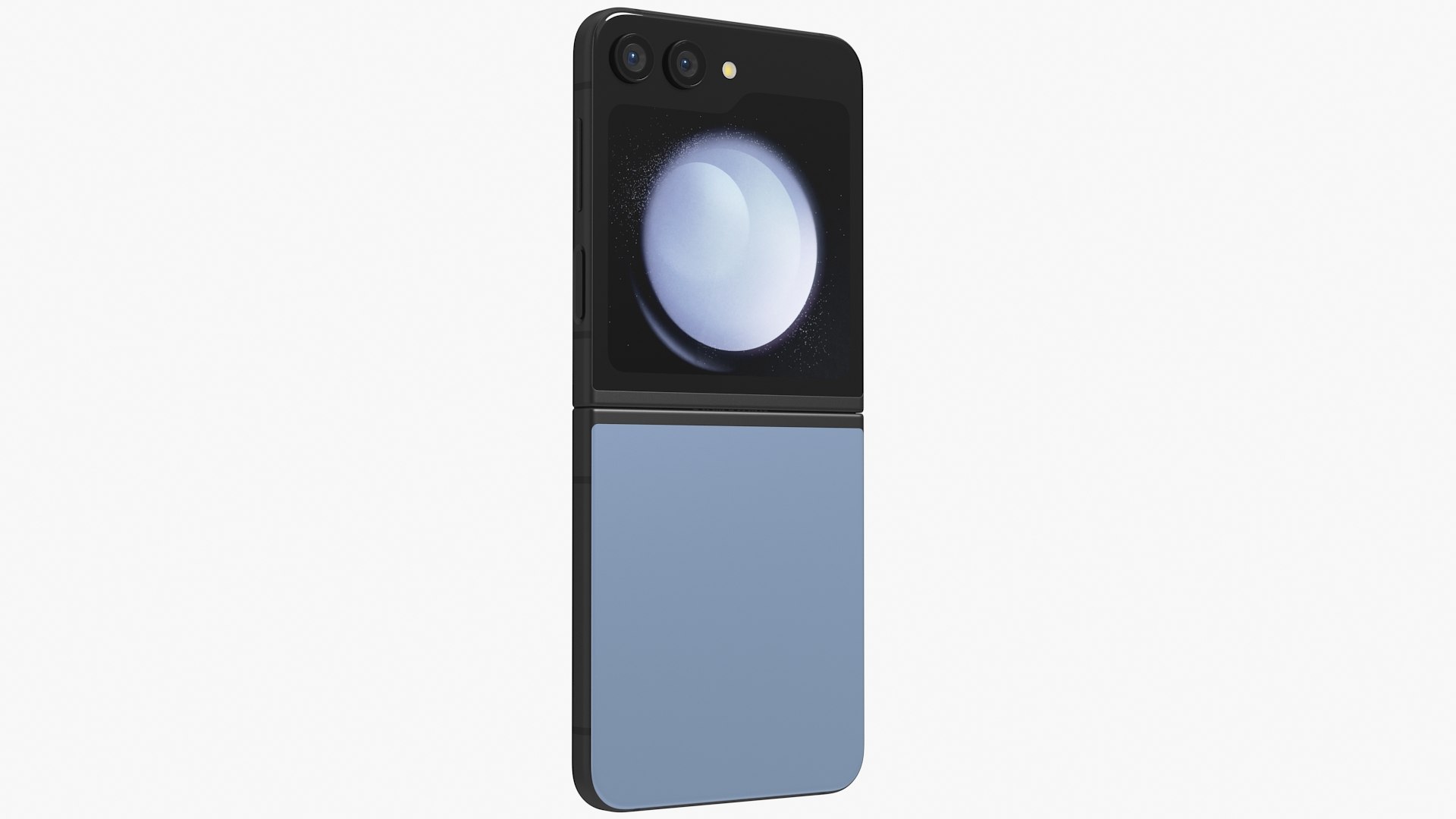 Samsung Galaxy Z Flip 5 Blue Animated 3D Model - TurboSquid 2102575