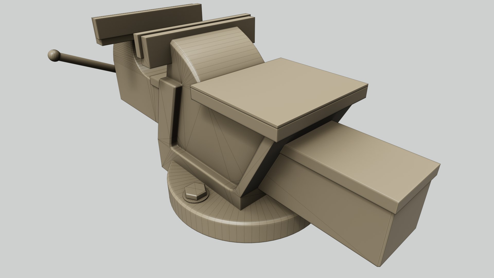 Bench Vice 01 3D Model - TurboSquid 2192550