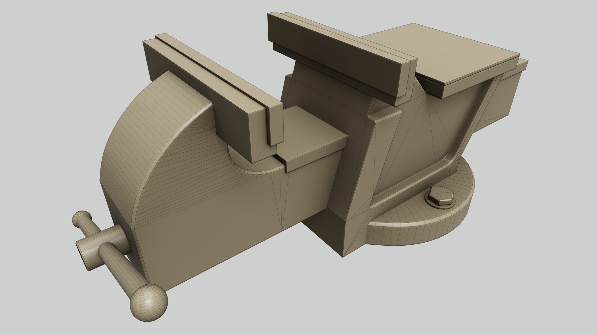 Bench Vice 01 3D Model - TurboSquid 2192550