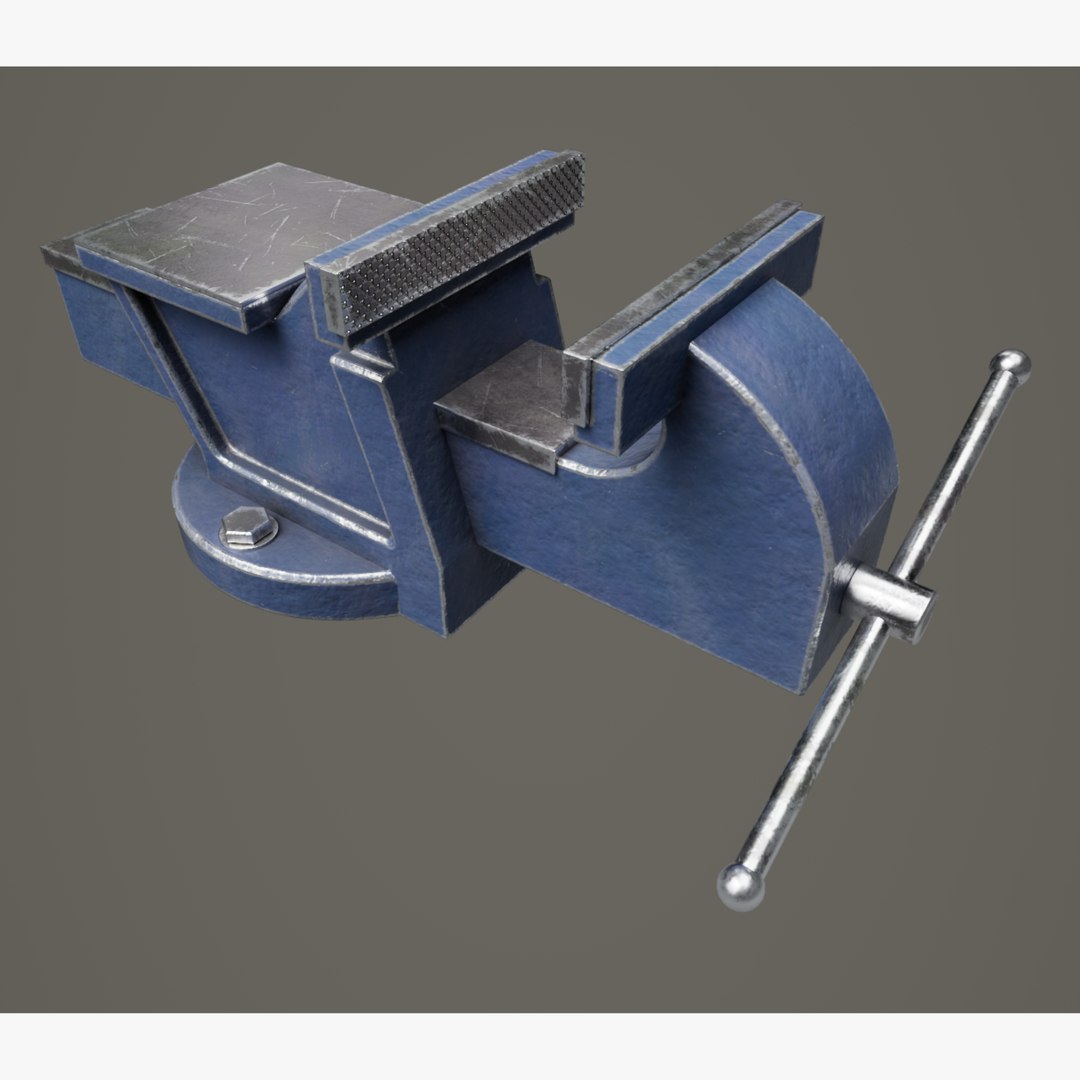 Bench Vice 01 3D Model - TurboSquid 2192550
