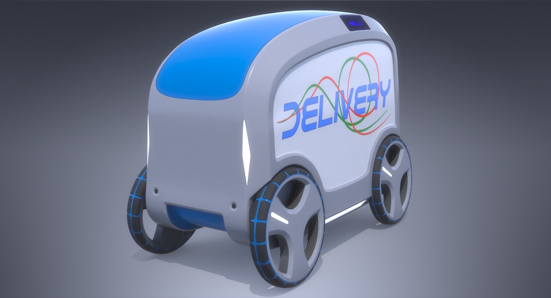 3D Delivery Concept Model - TurboSquid 1182874