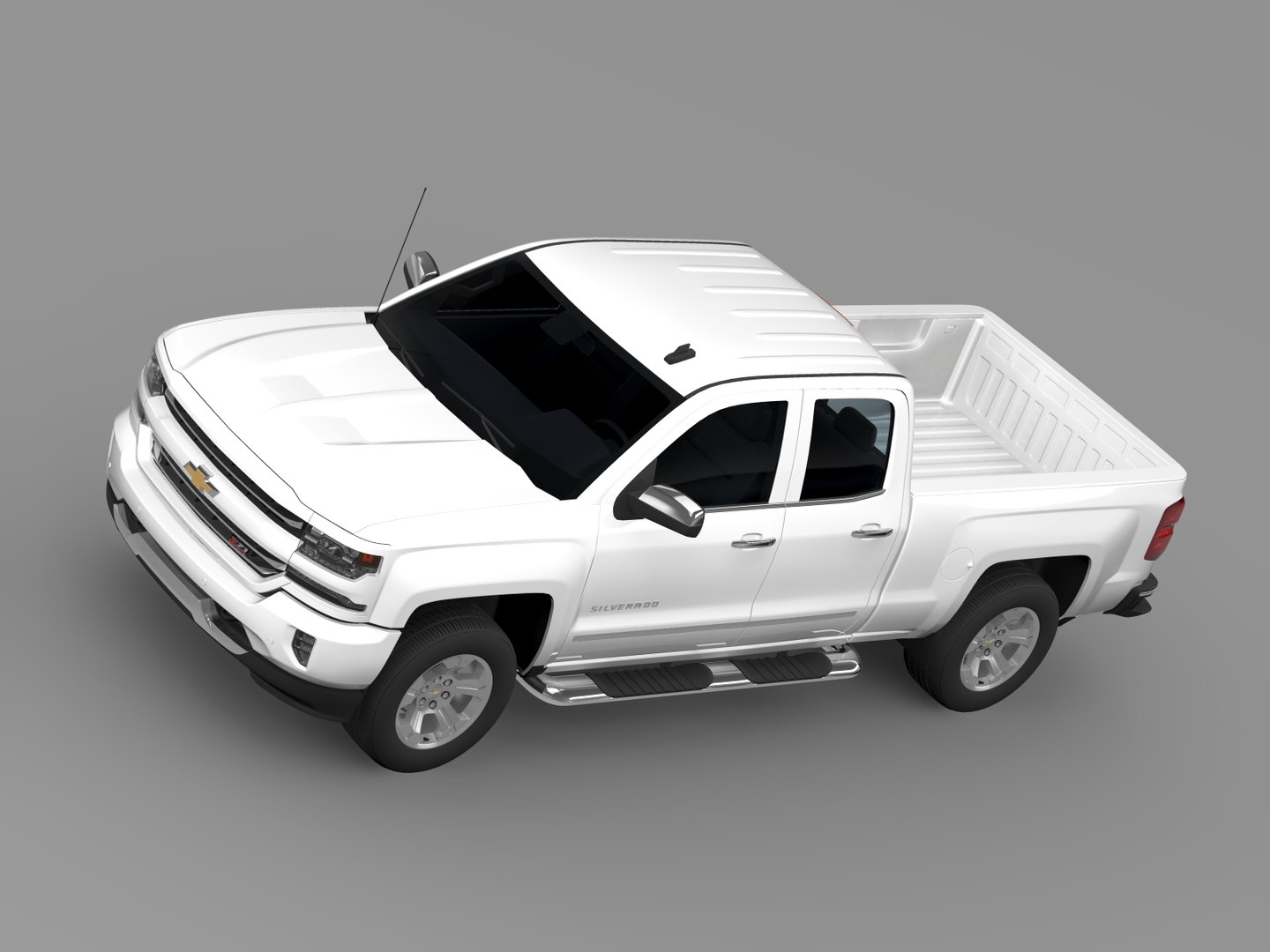 Chevrolet Silverado Ltz Z71 3d Model