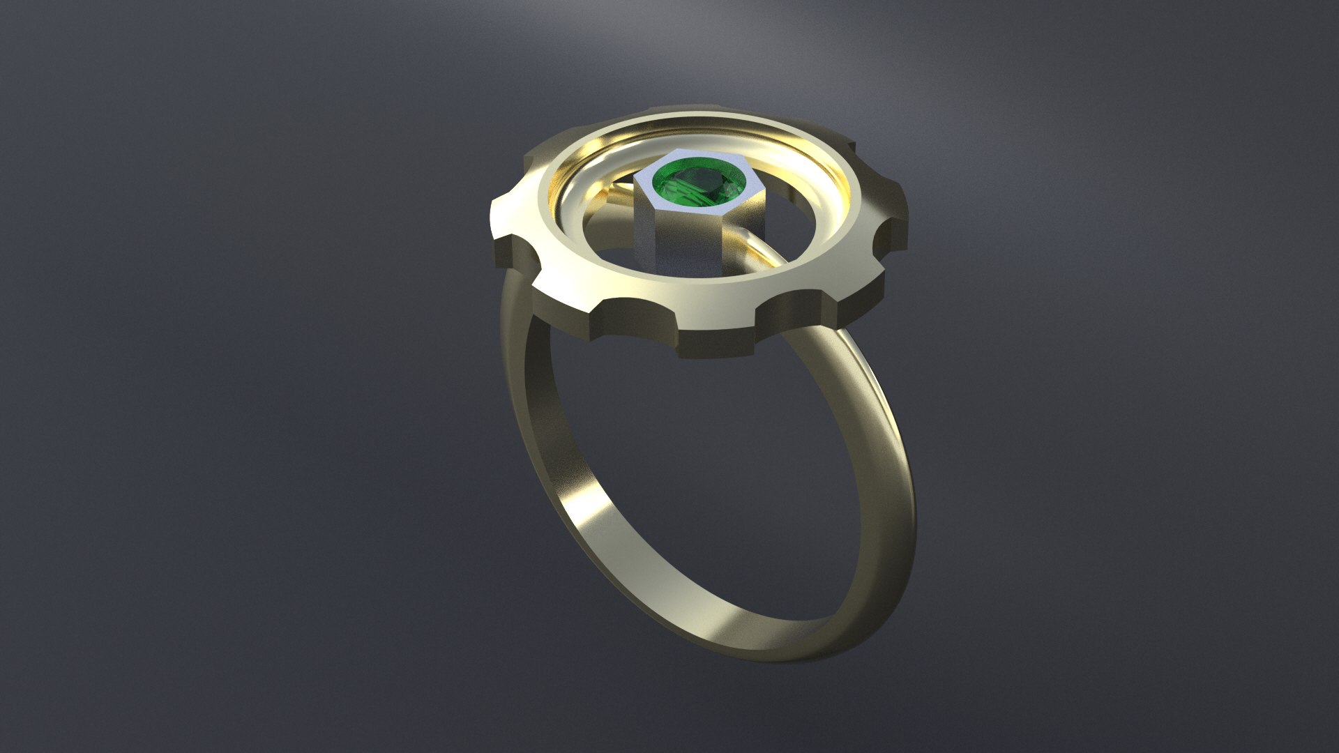 Clockkwork Ring With Gem For CNC Or3D Print Model 3D Model - TurboSquid ...