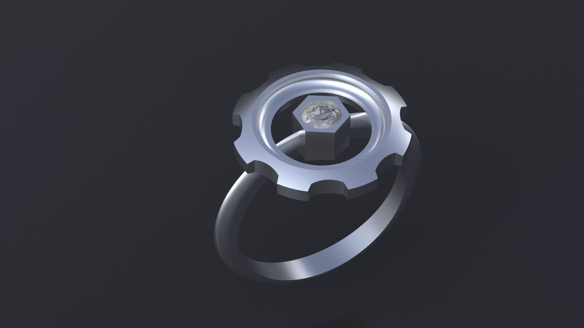 Clockkwork Ring With Gem For CNC Or3D Print Model 3D Model - TurboSquid ...