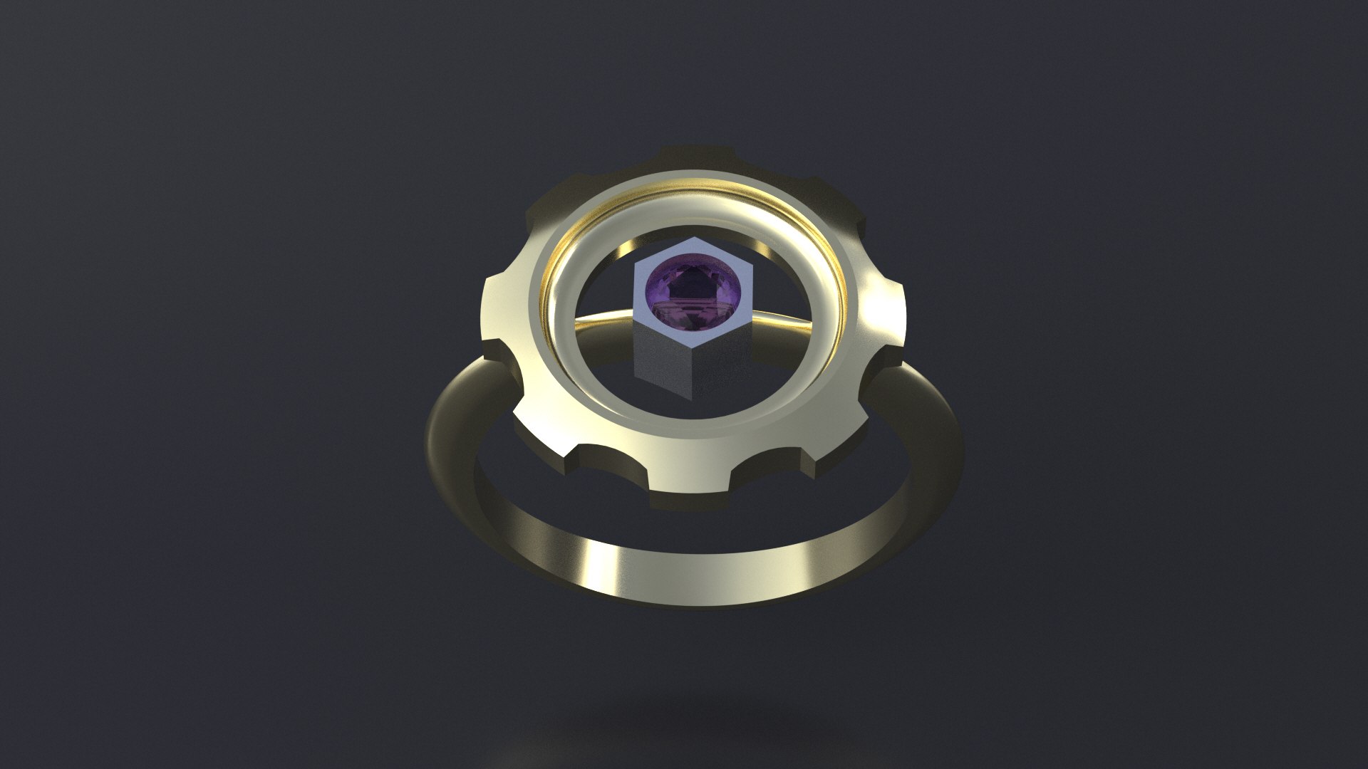 Clockkwork Ring With Gem For CNC Or3D Print Model 3D Model - TurboSquid ...