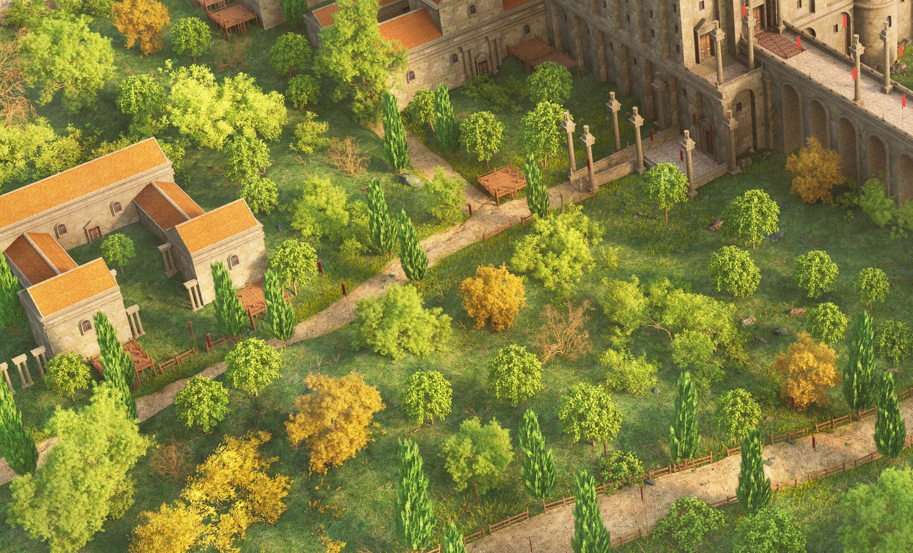 Villa Jovis Capri Environment 3D Model - TurboSquid 2326226