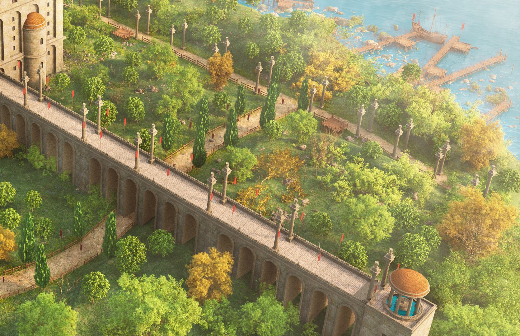 Villa Jovis Capri Environment 3D Model - TurboSquid 2326226