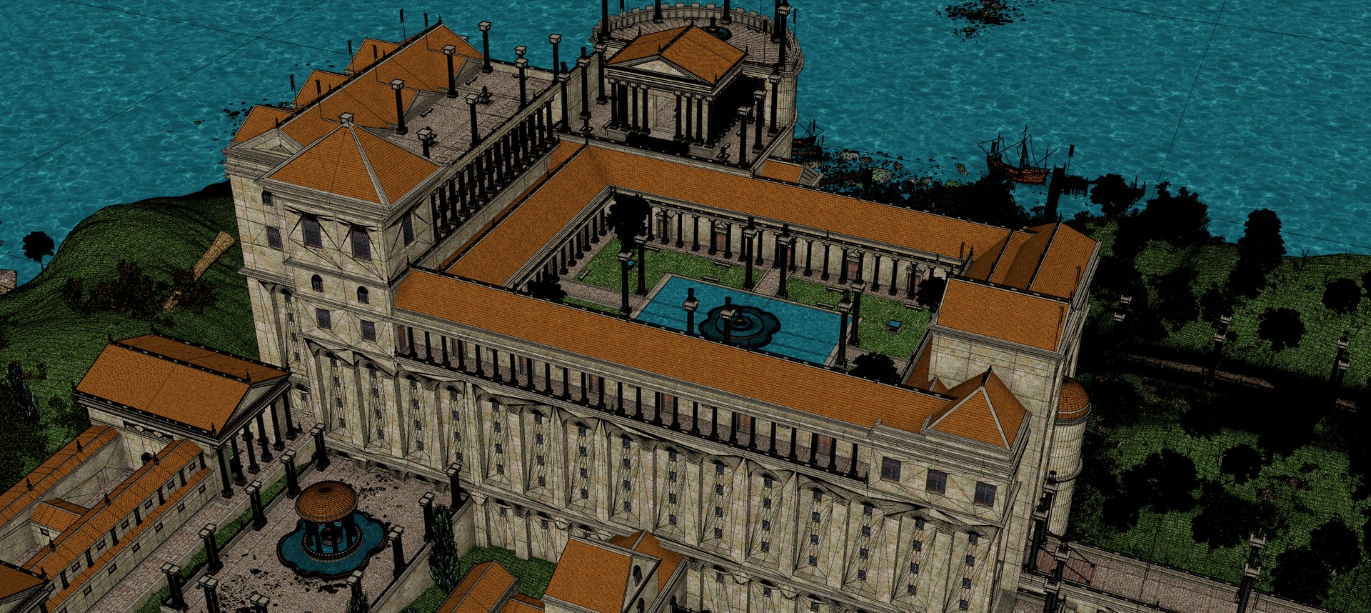 Villa Jovis Capri Environment 3D Model - TurboSquid 2326226