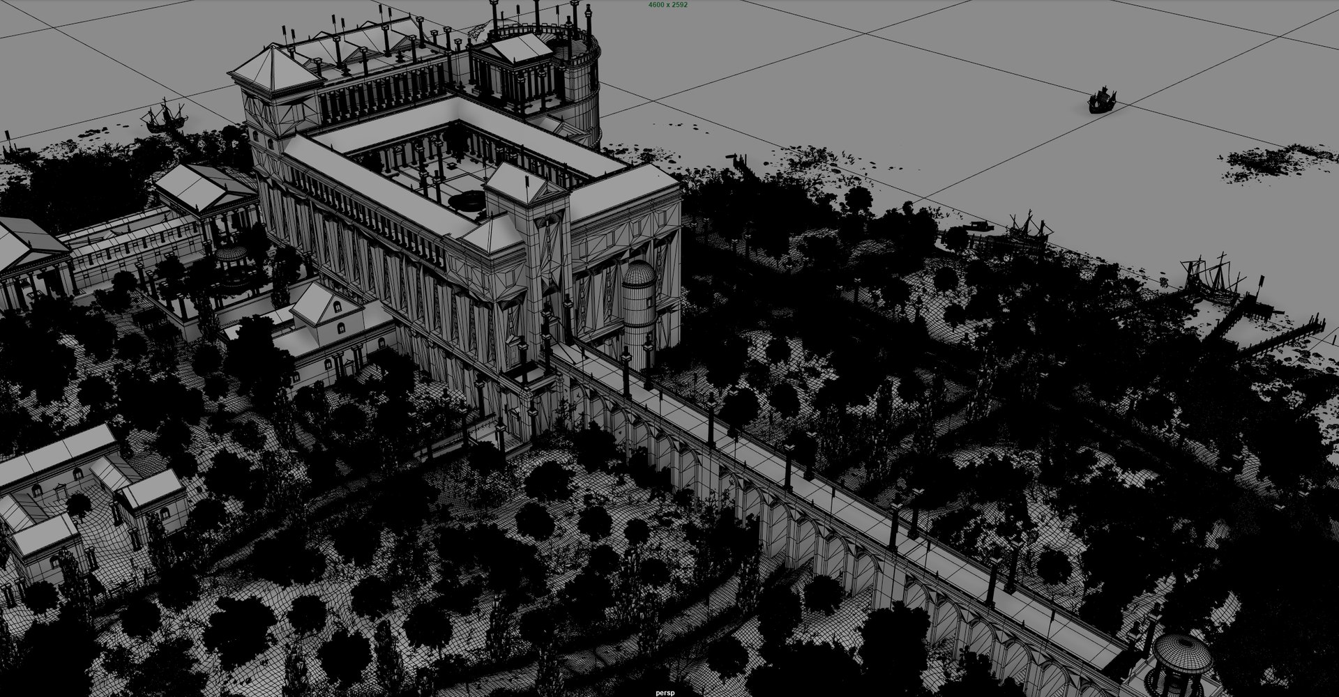 Villa Jovis Capri Environment 3D Model - TurboSquid 2326226