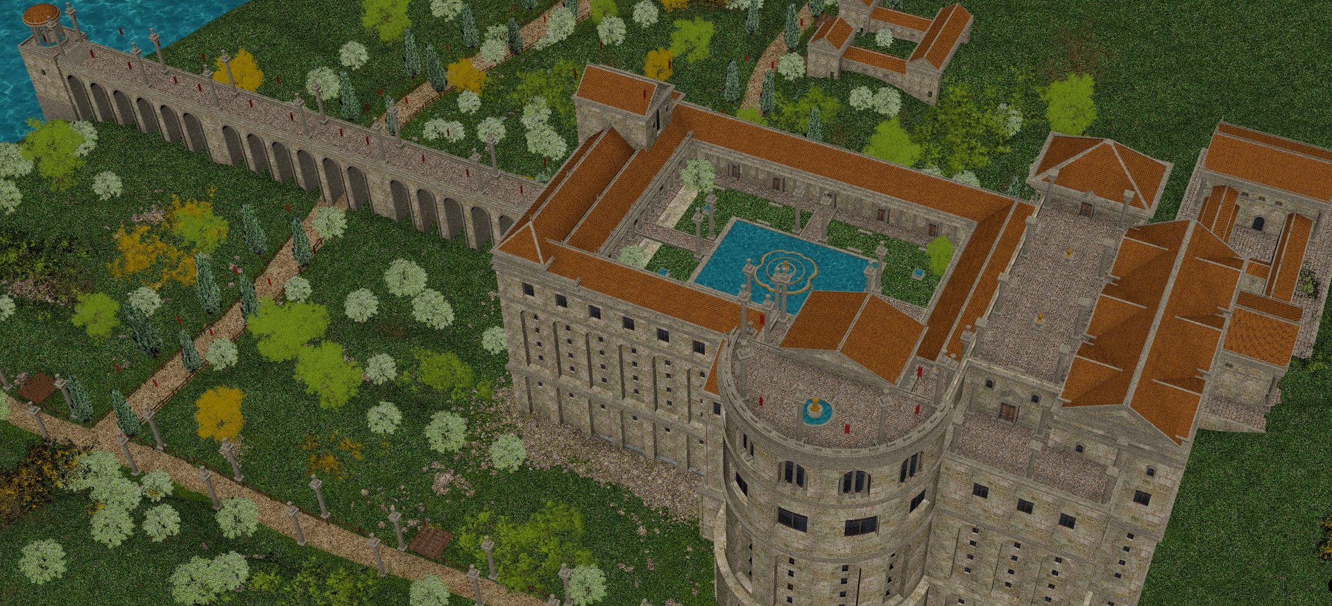 Villa Jovis Capri Environment 3D Model - TurboSquid 2326226