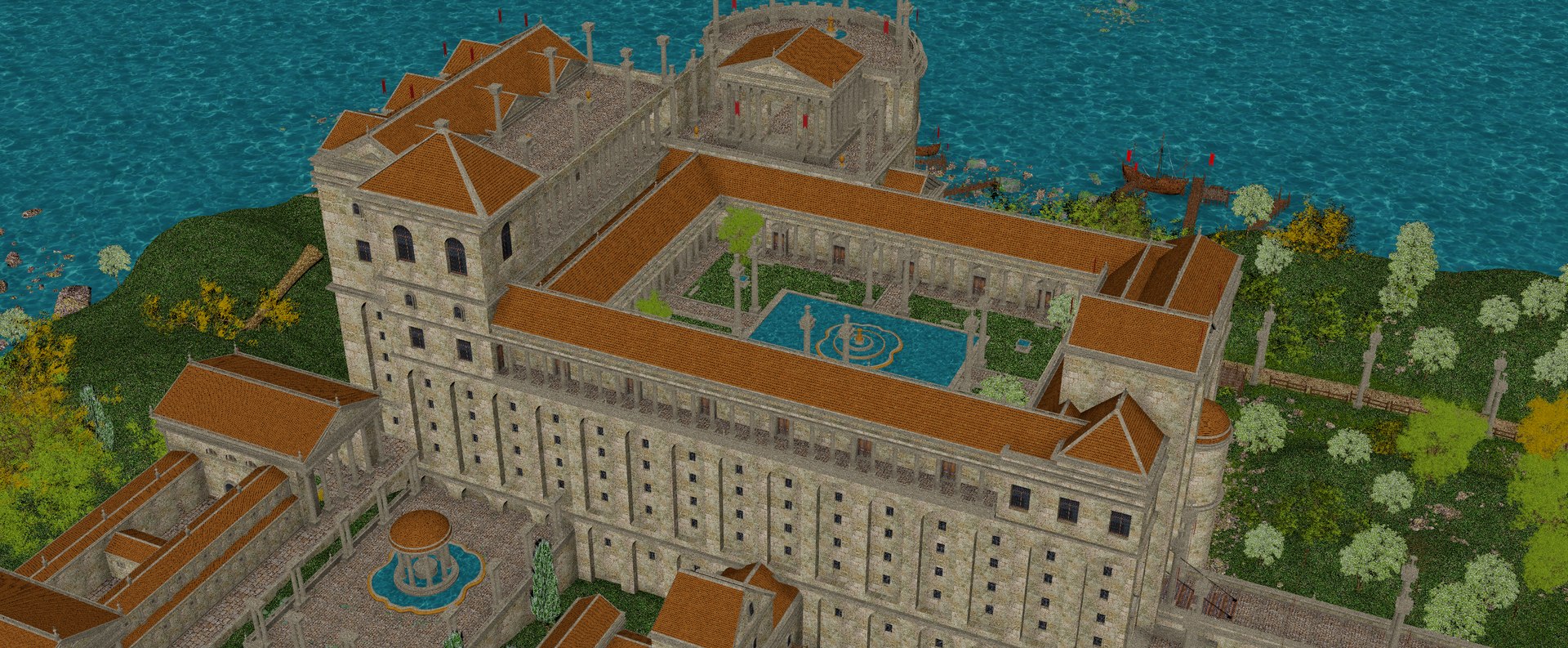 Villa Jovis Capri Environment 3D Model - TurboSquid 2326226