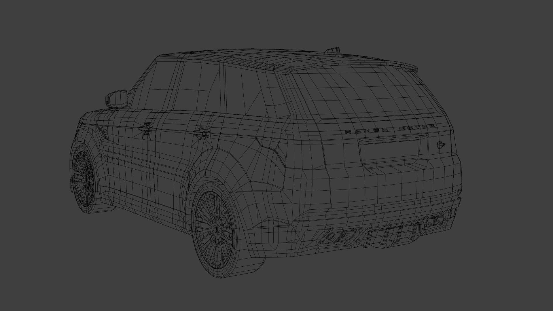 3D Range-Rover Sport SVR 2018 - TurboSquid 1830172