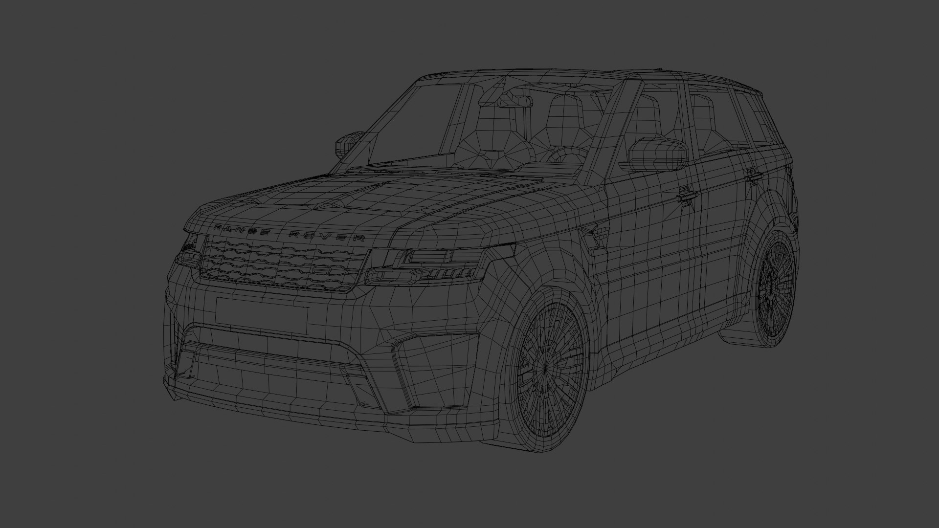 3D Range-Rover Sport SVR 2018 - TurboSquid 1830172