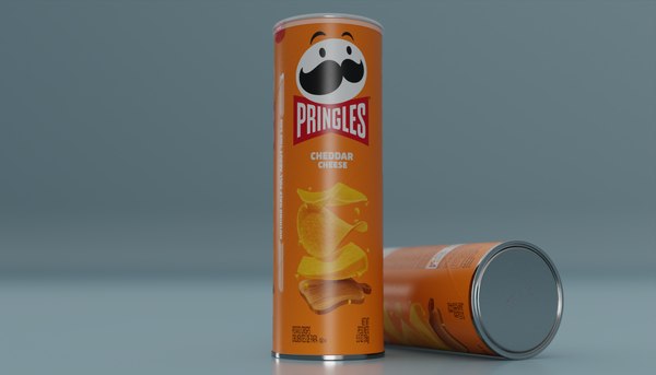 3D model Pringles Cheddar and Sour Cream - TurboSquid 1863103