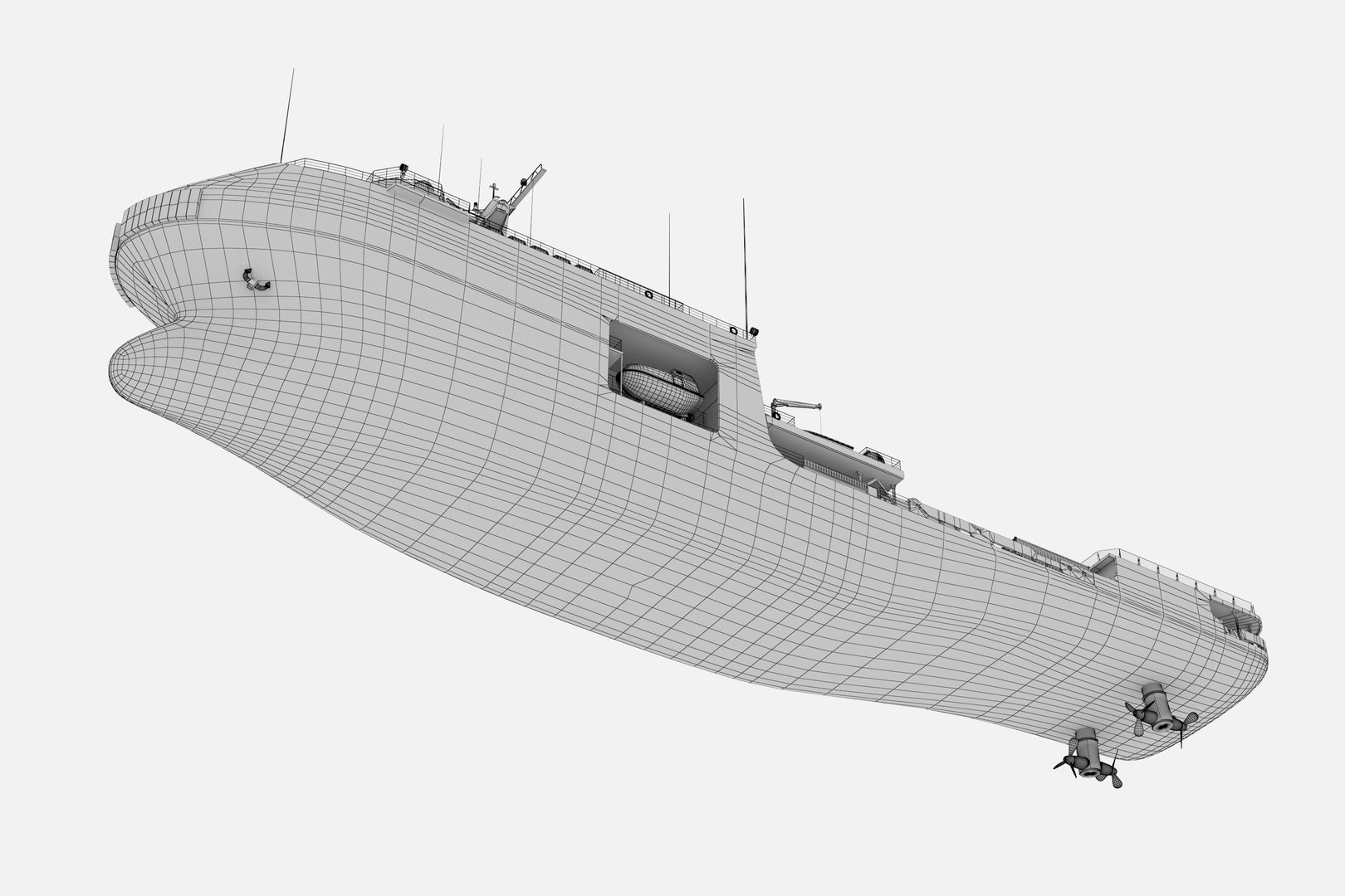 3D Universal Tanker Supply And Salvage Vessel 03182 Admiral Paromov ...