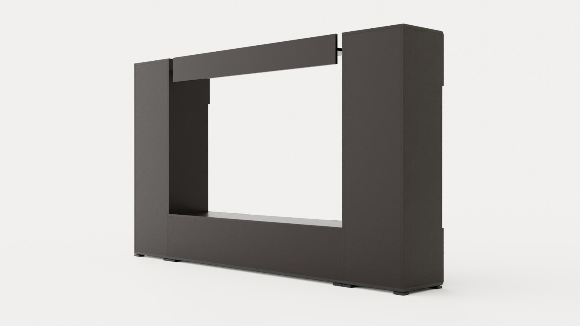 Apryl Media Furniture 260 Cm Black Model - TurboSquid 2233301