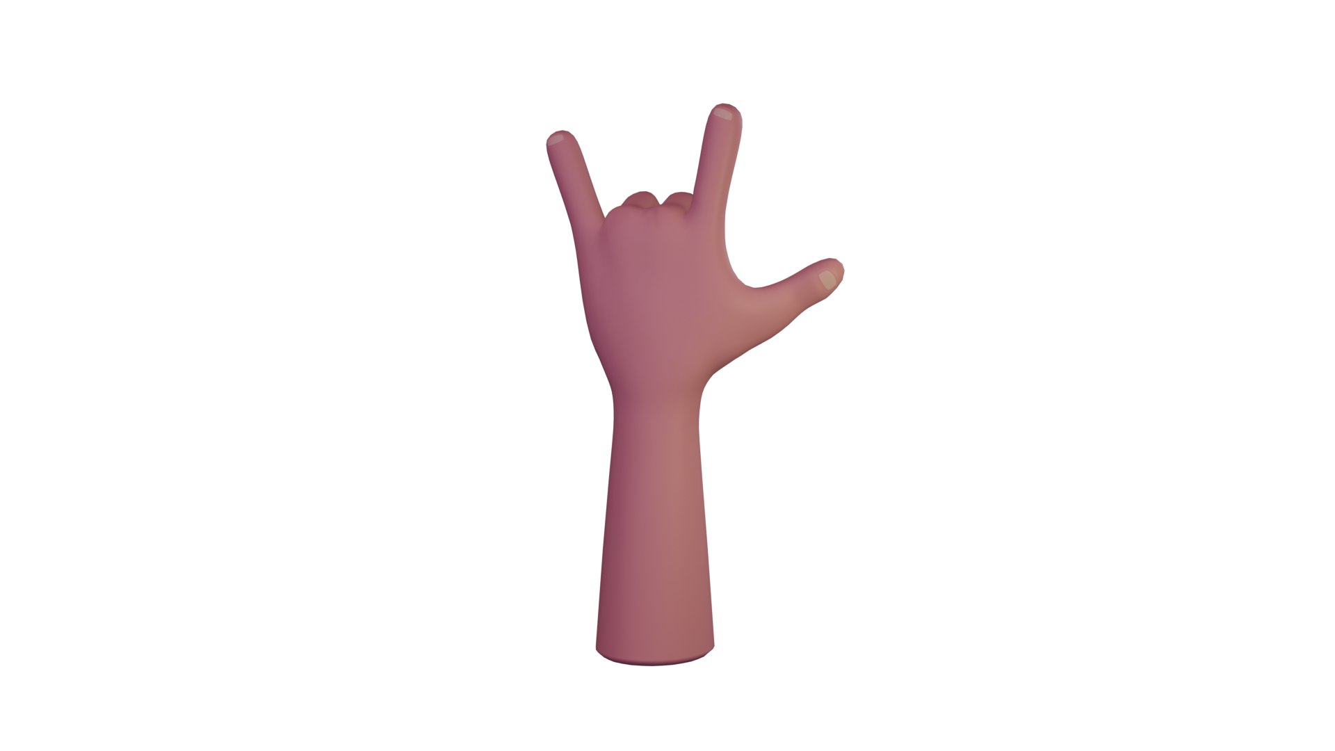 Rigged Cartoon Hand Animation Model - TurboSquid 1712215