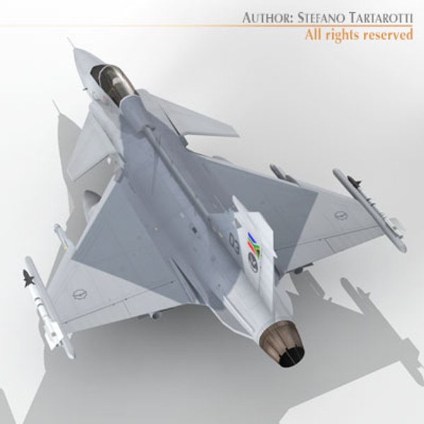JAS 39 남아공 공군 3D 모델 - TurboSquid 522148