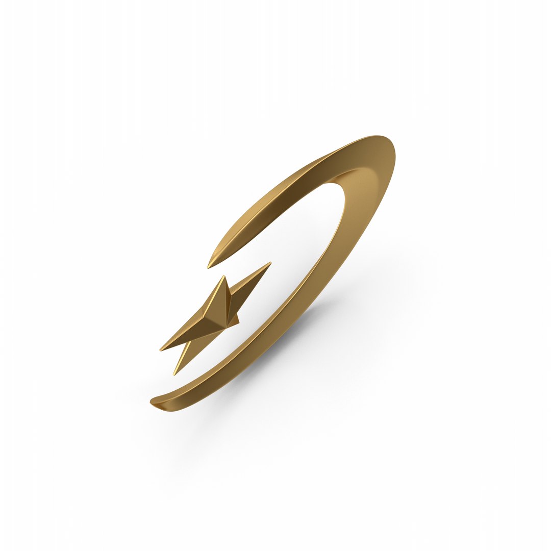 3D Gold Islamic Moon And Star Symbol - TurboSquid 2192025