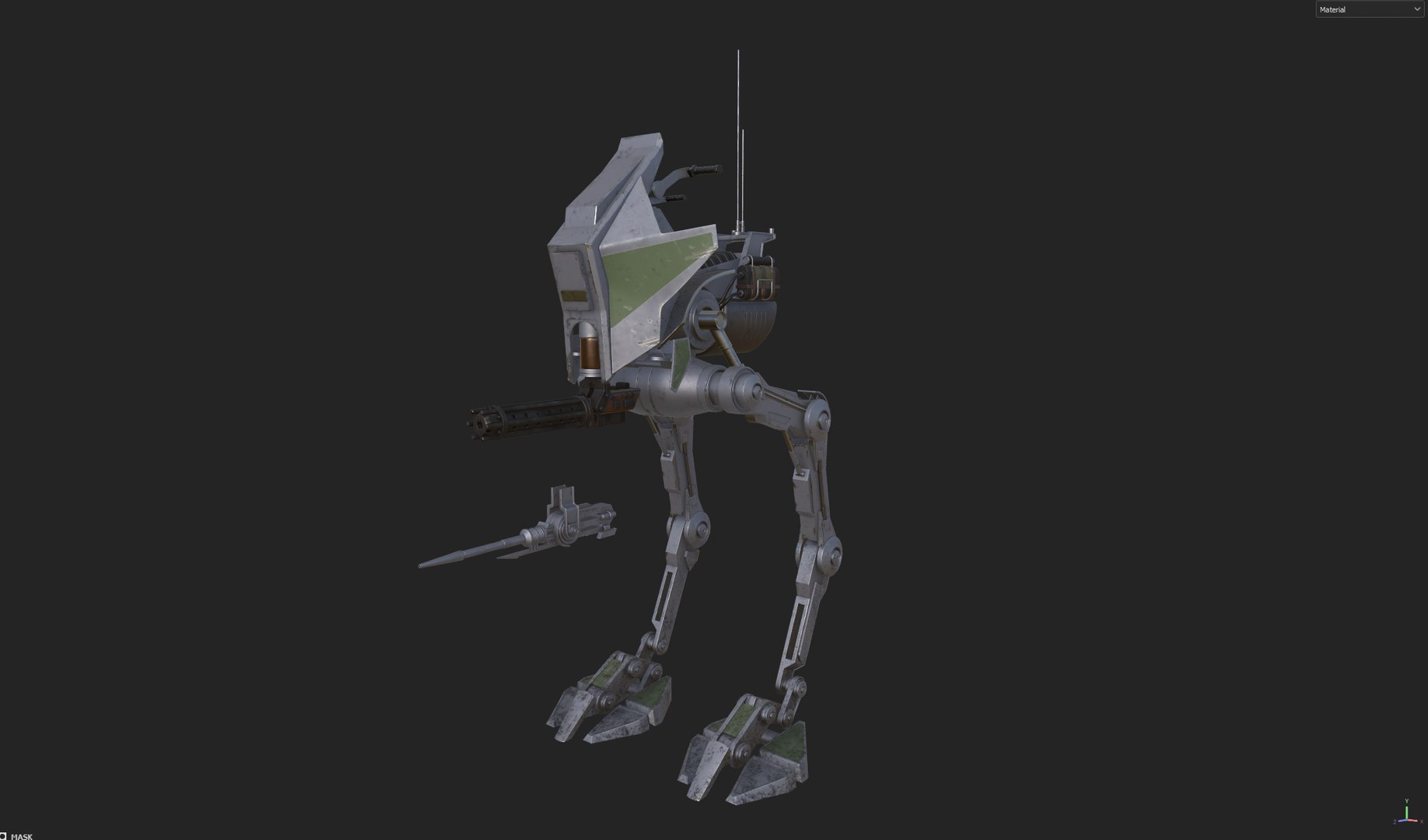 AT-RT Star Wars Vehicle With Animations 3D - TurboSquid 2184131