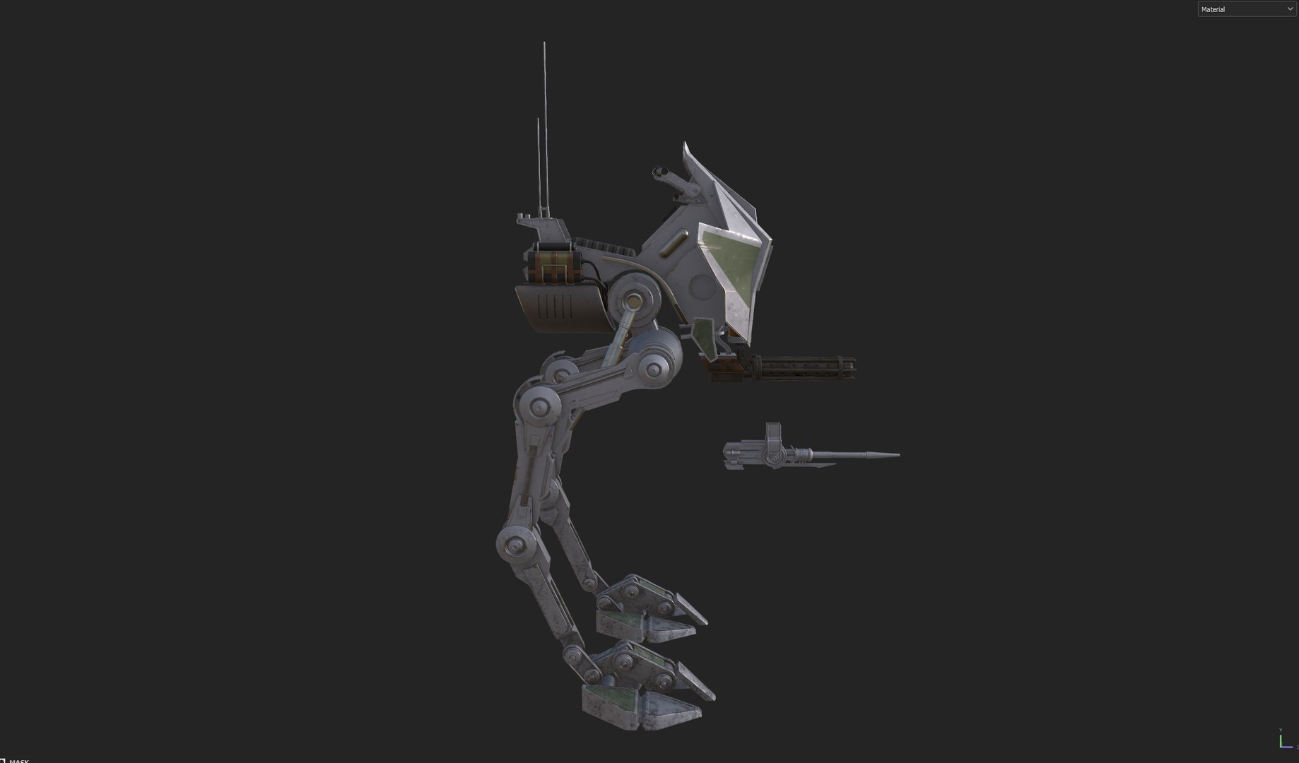 AT-RT Star Wars Vehicle With Animations 3D - TurboSquid 2184131