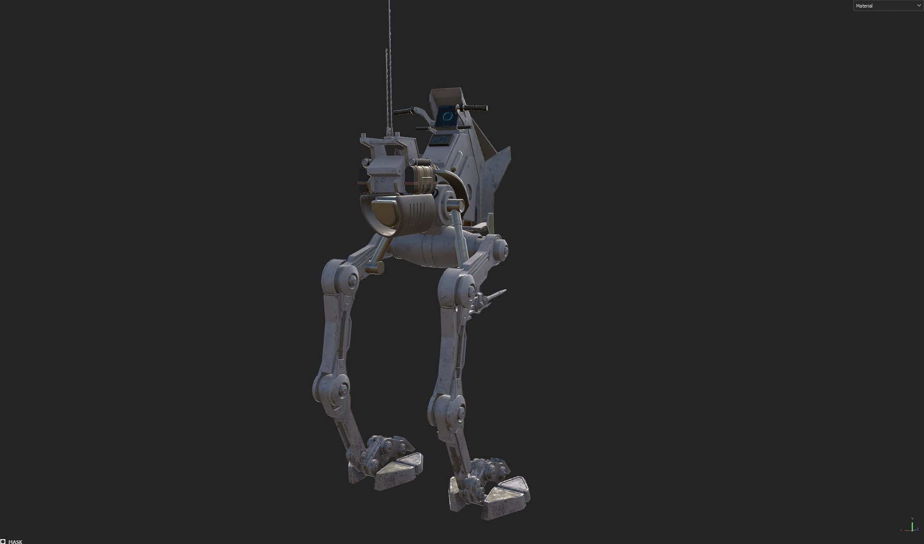 AT-RT Star Wars Vehicle With Animations 3D - TurboSquid 2184131