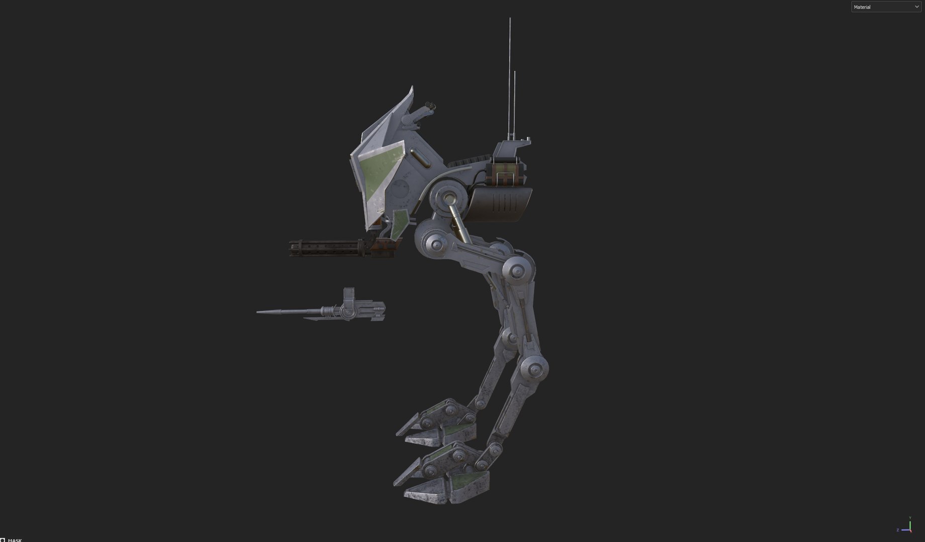 AT-RT Star Wars Vehicle With Animations 3D - TurboSquid 2184131