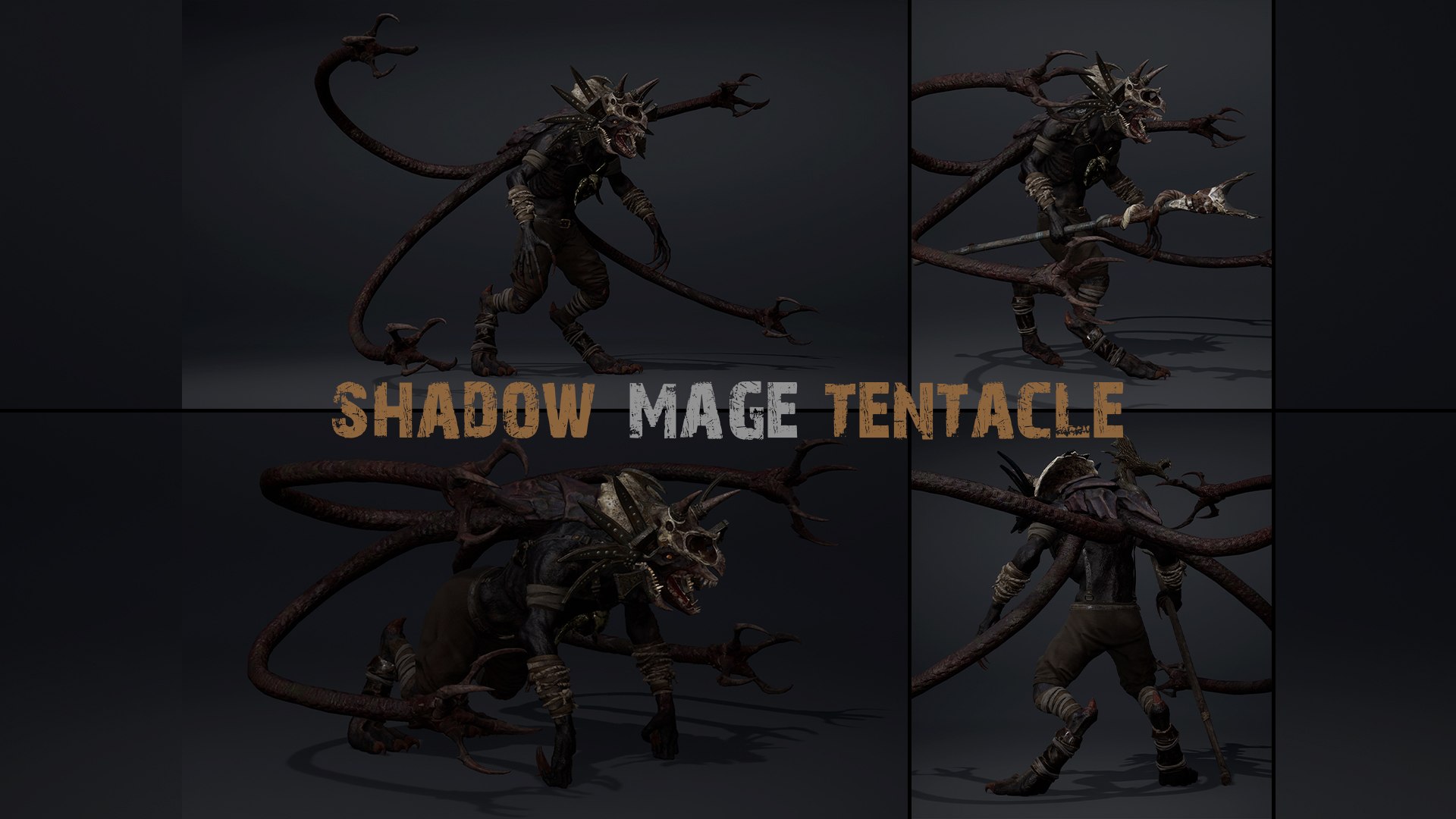3D Shadow Mage Tentacle - TurboSquid 2320972