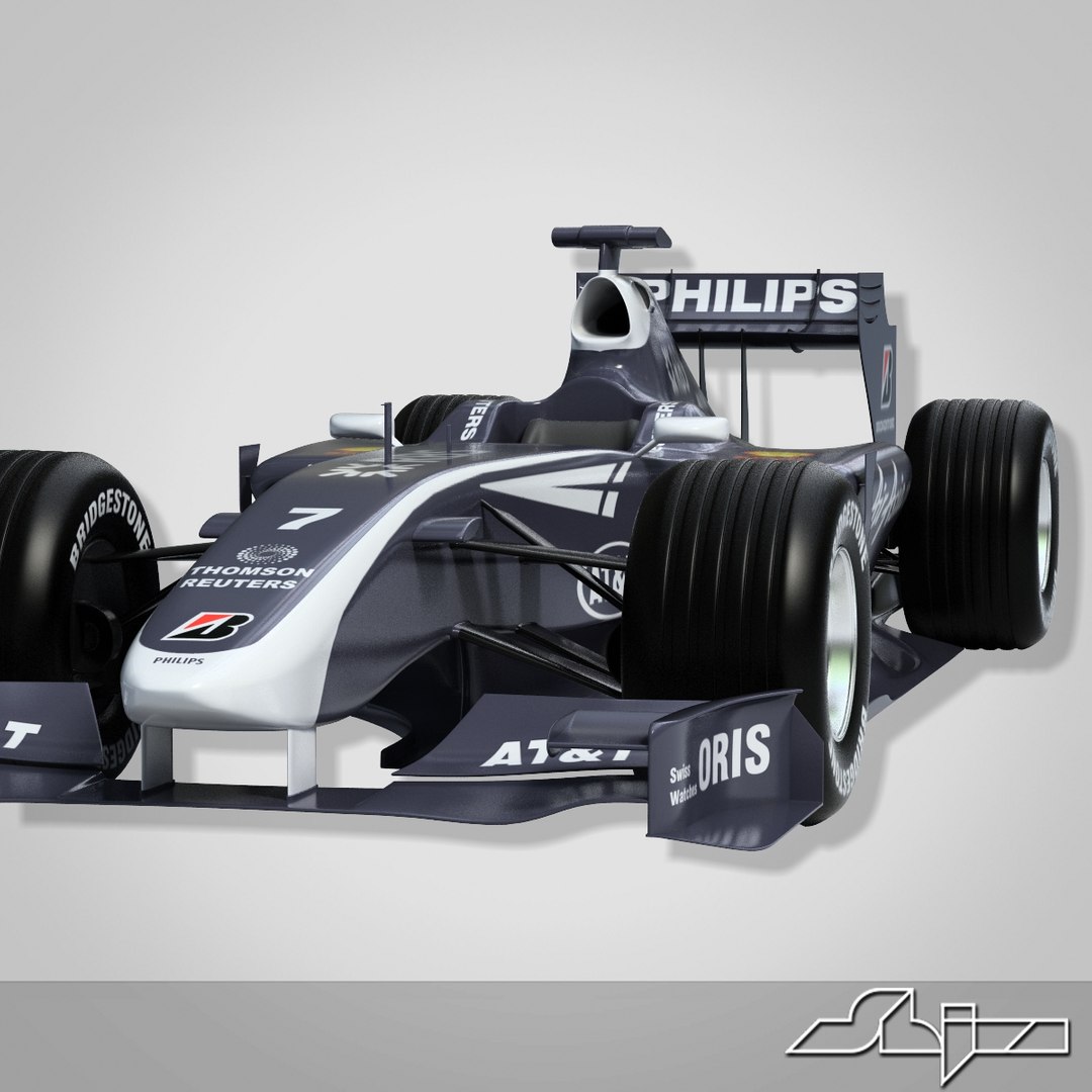 3d Model Williams Toyota Formula Car