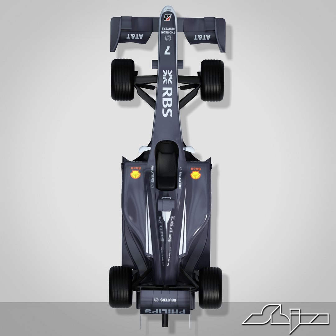 3d Model Williams Toyota Formula Car