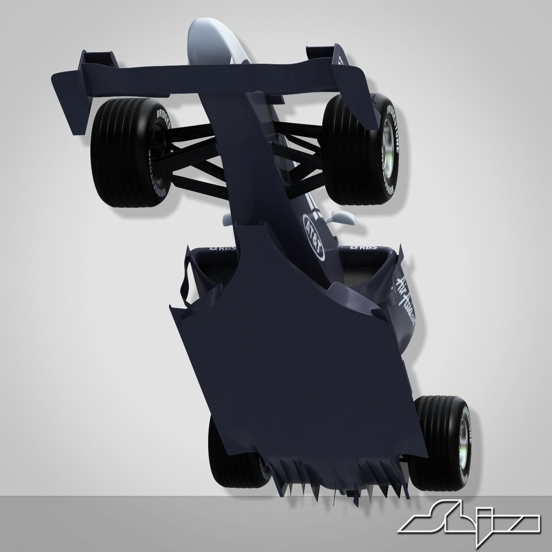 3d Model Williams Toyota Formula Car