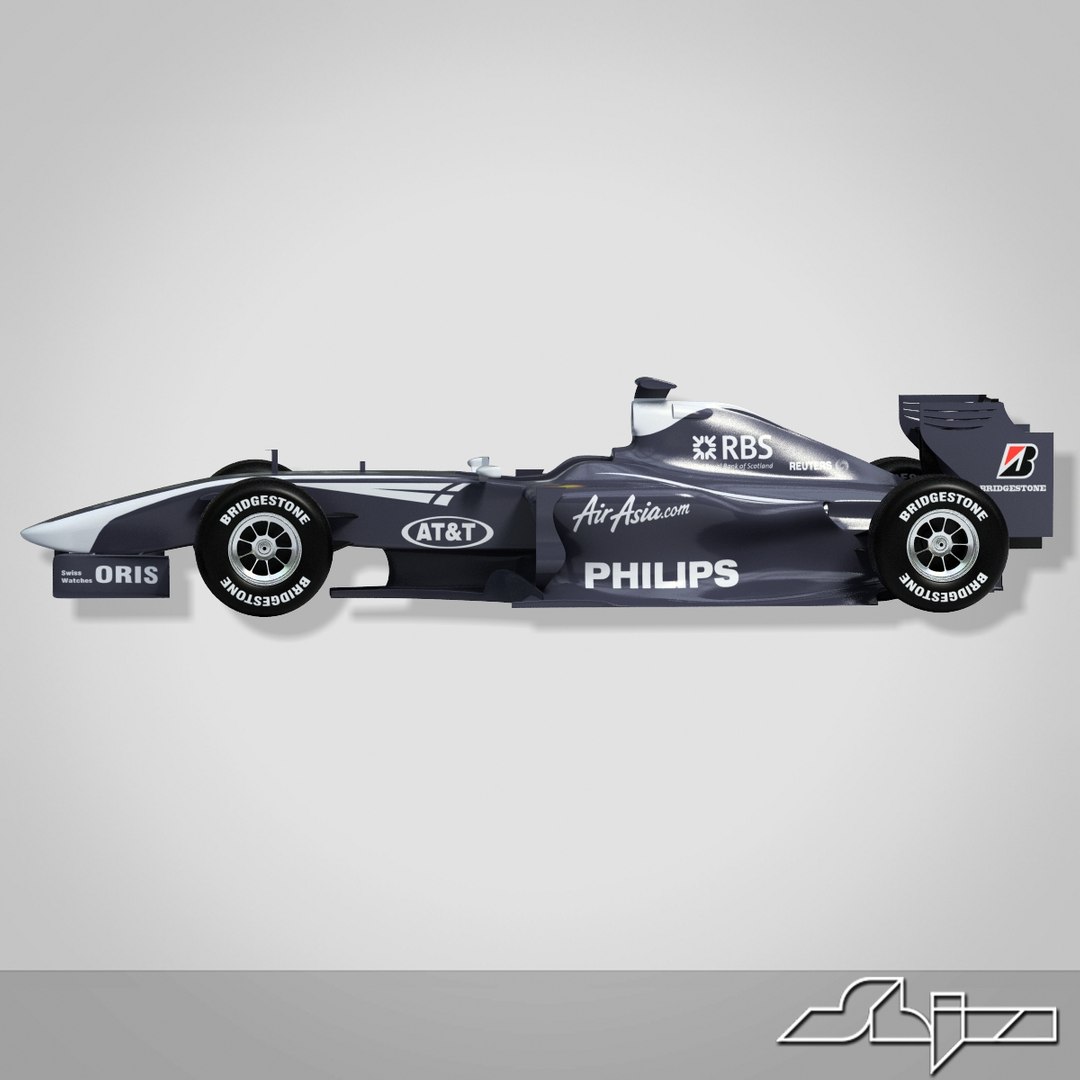 3d Model Williams Toyota Formula Car