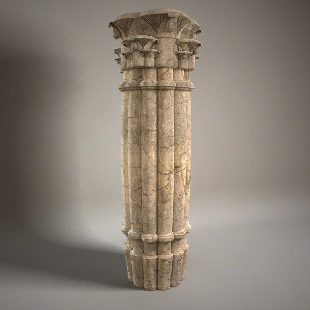 3d Stone Column