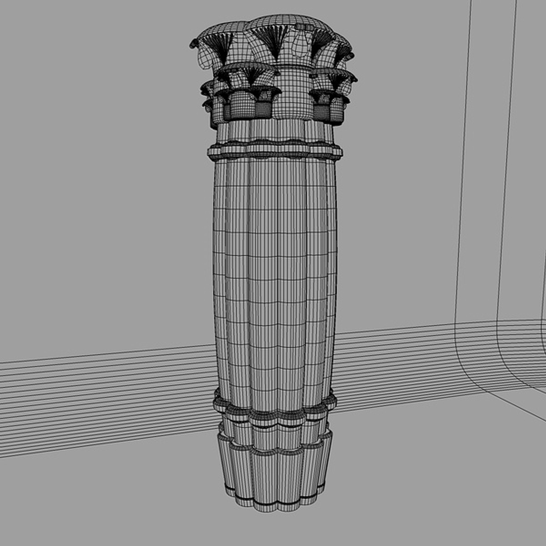 3d stone column