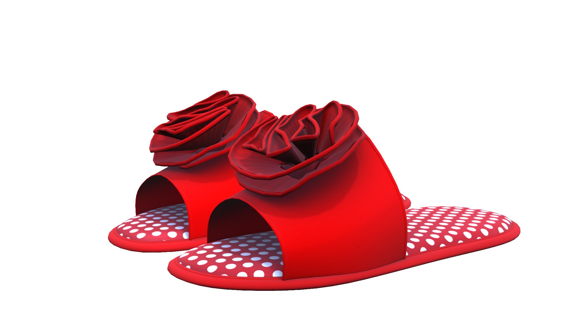 Girl Slippers 3D Model - TurboSquid 2376936
