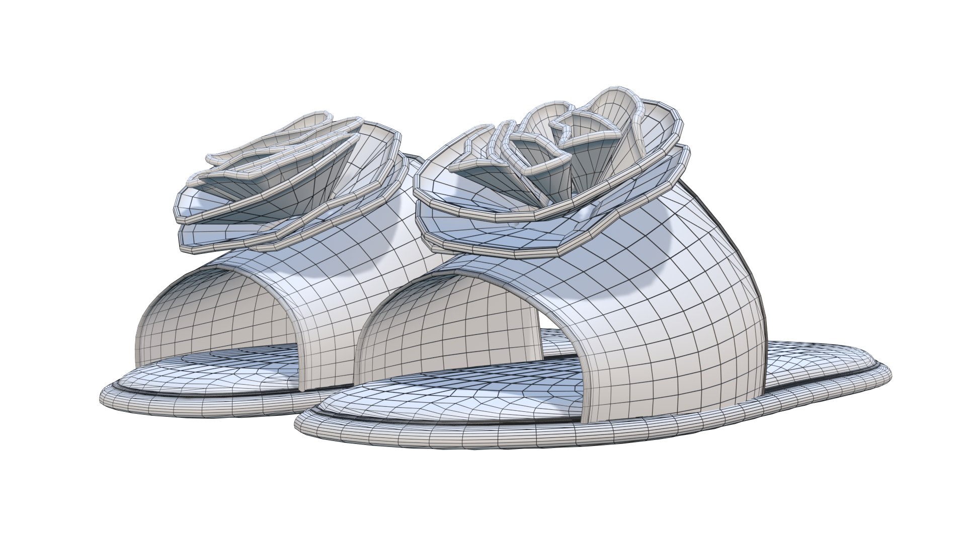 Girl Slippers 3D Model - TurboSquid 2376936