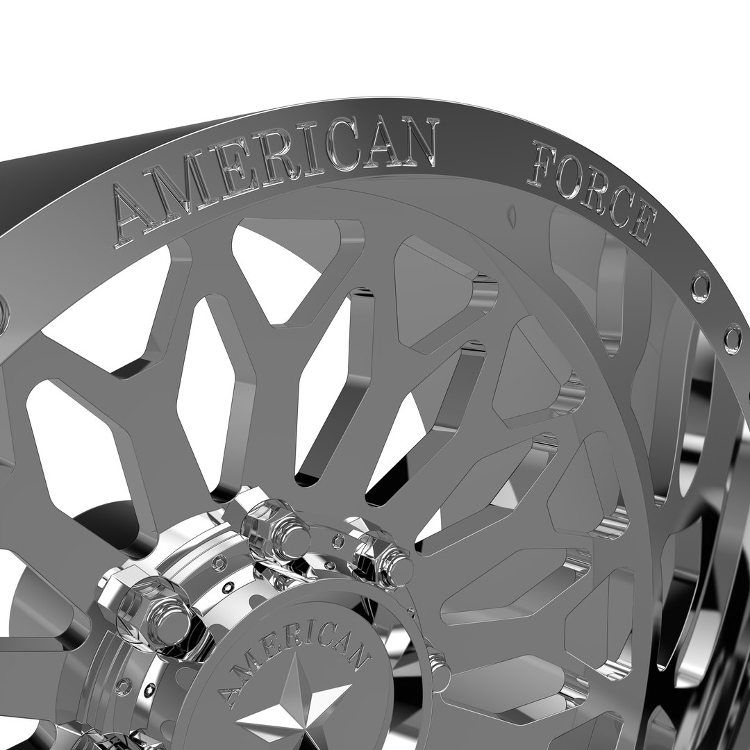 AMERICAN FORCE CKH39 CROOK CC WHEEL RIM 3D model - TurboSquid 2147511