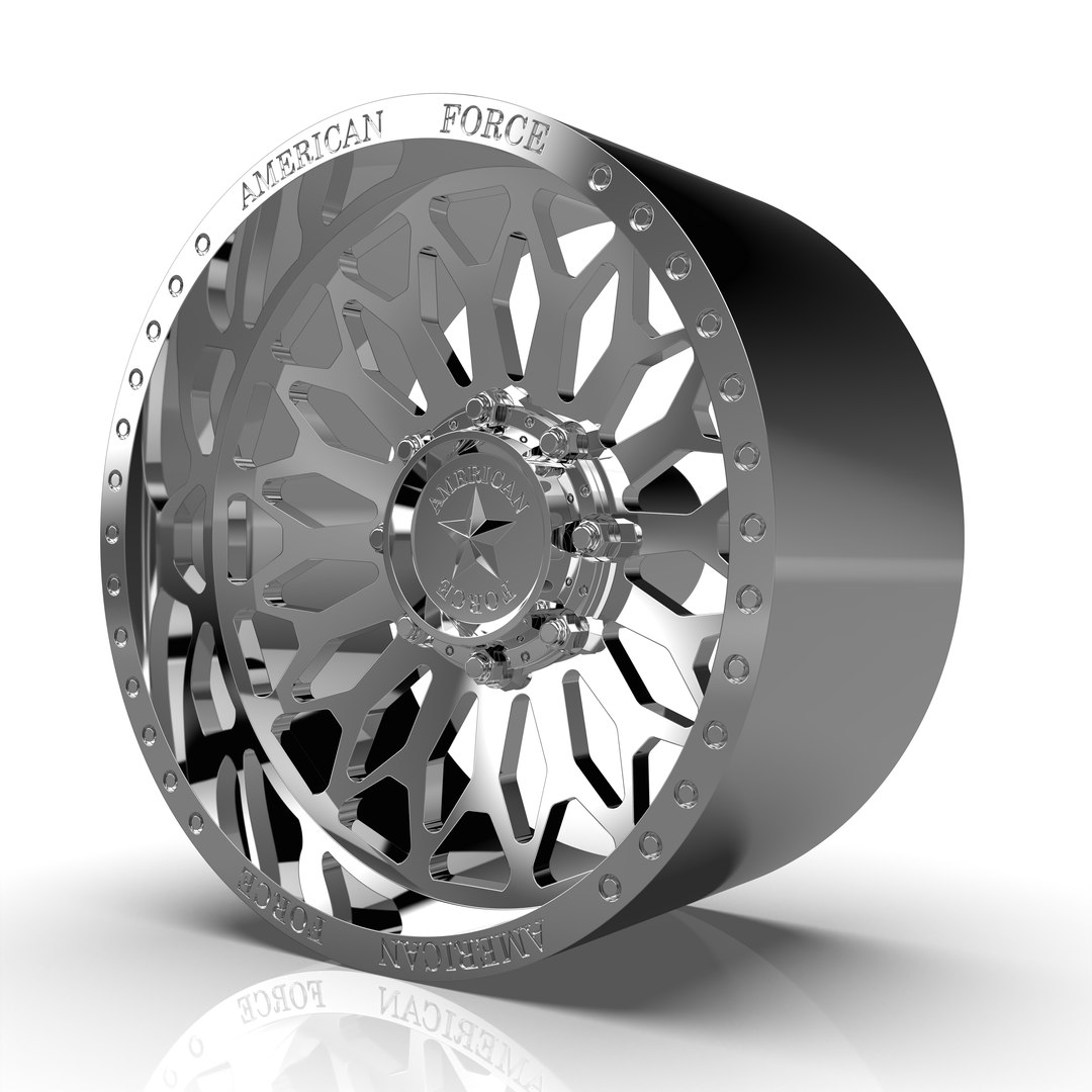 AMERICAN FORCE CKH39 CROOK CC WHEEL RIM 3D model - TurboSquid 2147511
