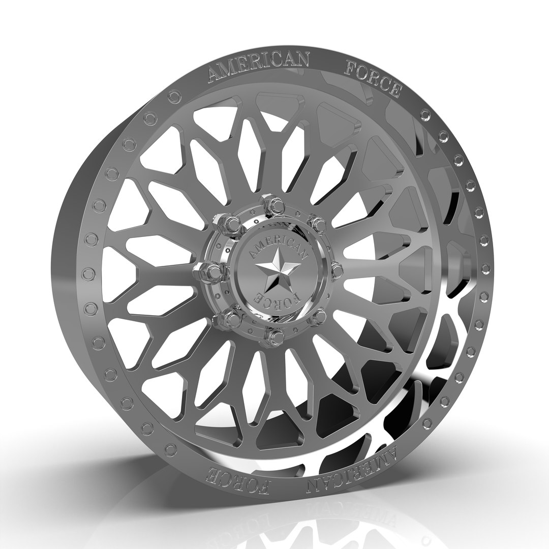 AMERICAN FORCE CKH39 CROOK CC WHEEL RIM 3D model - TurboSquid 2147511